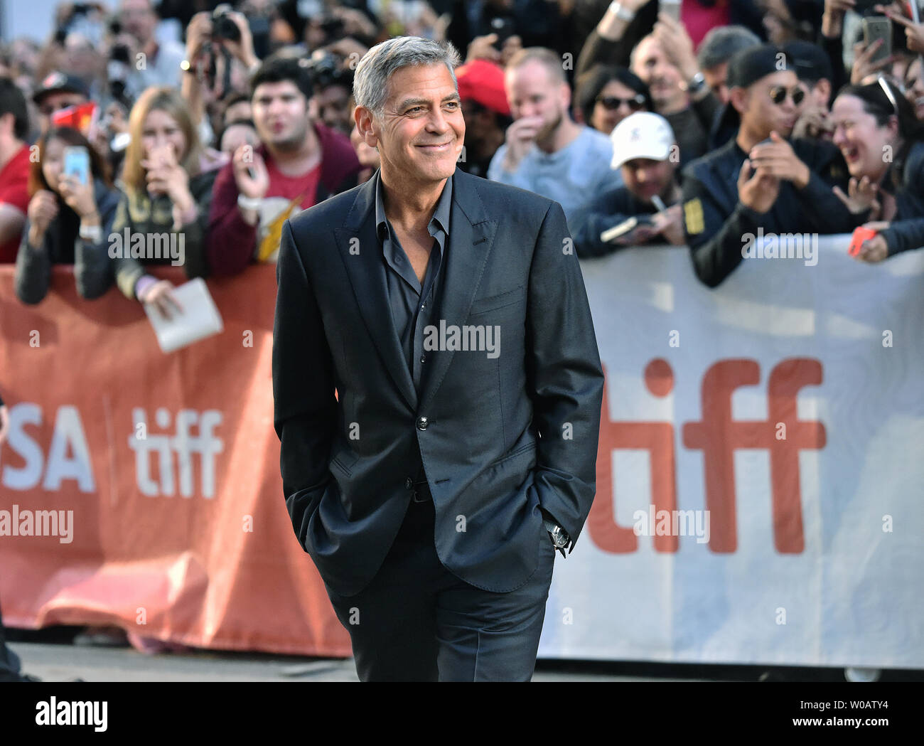 George Clooney attends the Toronto International Film Festival premiere ...