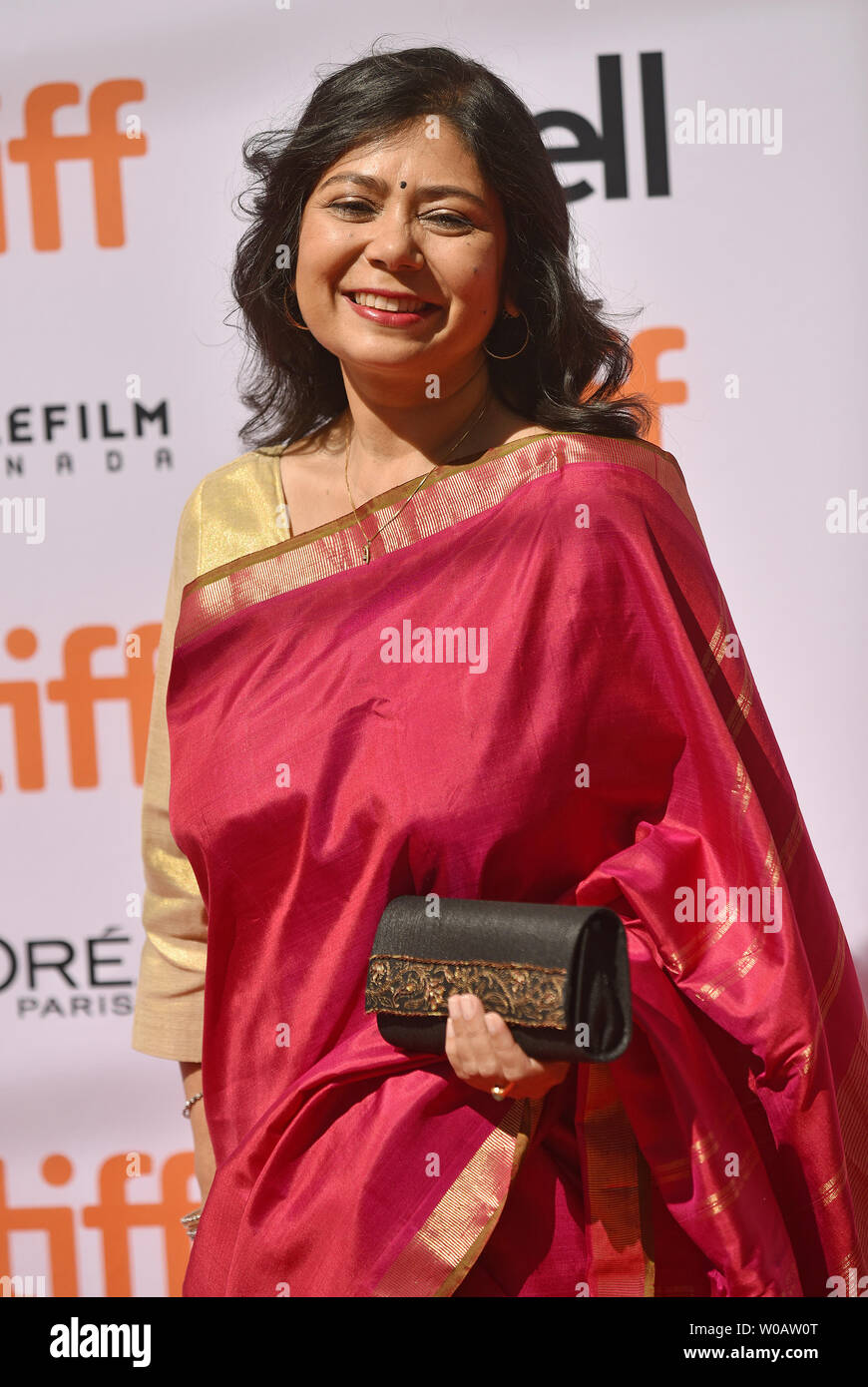 Author Shrabani Basu arrives for the Toronto International Film ...