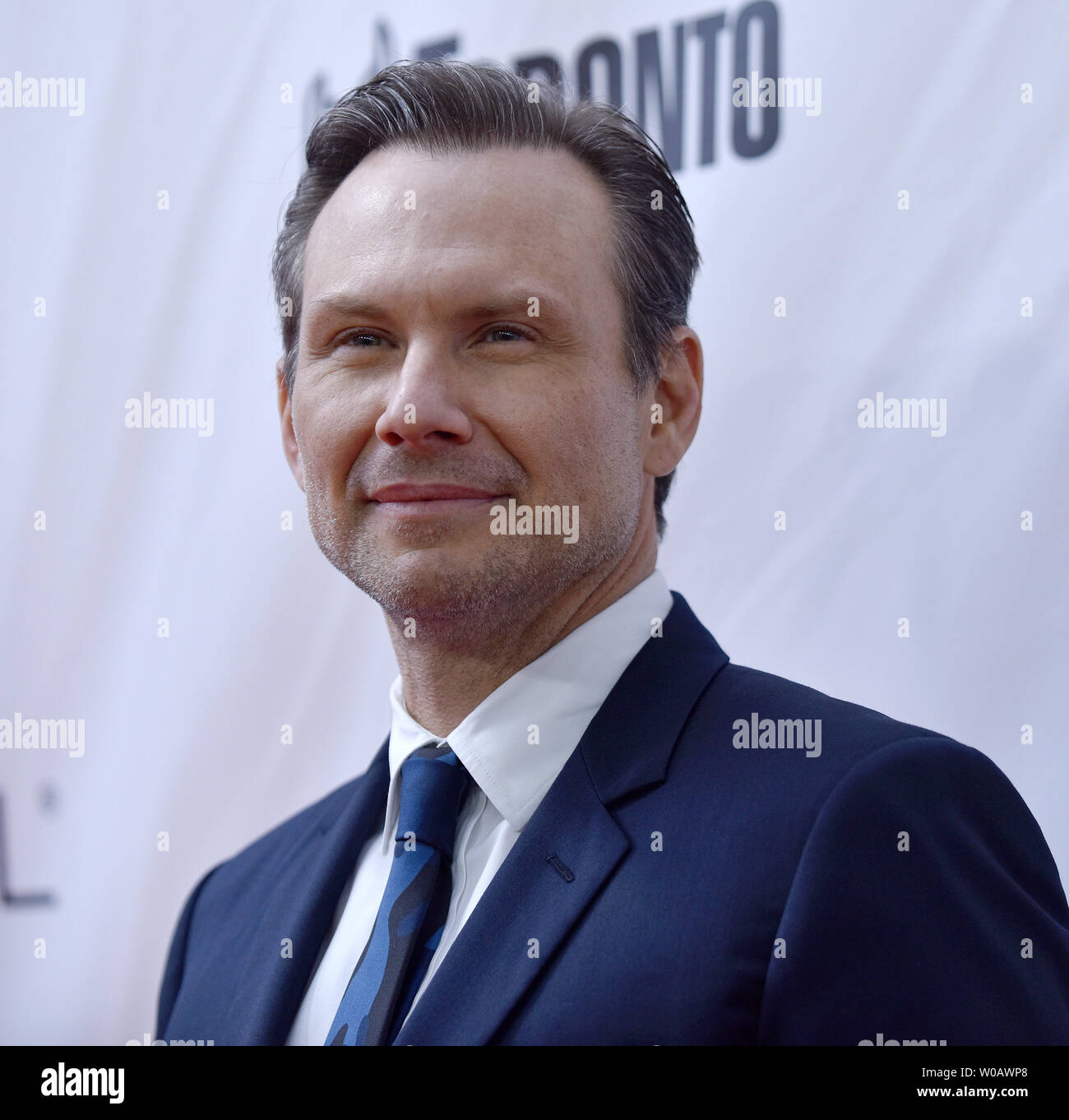 Christian Slater arrives for the premiere of 'The Public' at Roy ...