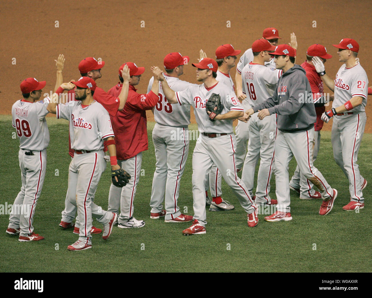 2008 to celebrate world series victory hi-res stock photography and ...