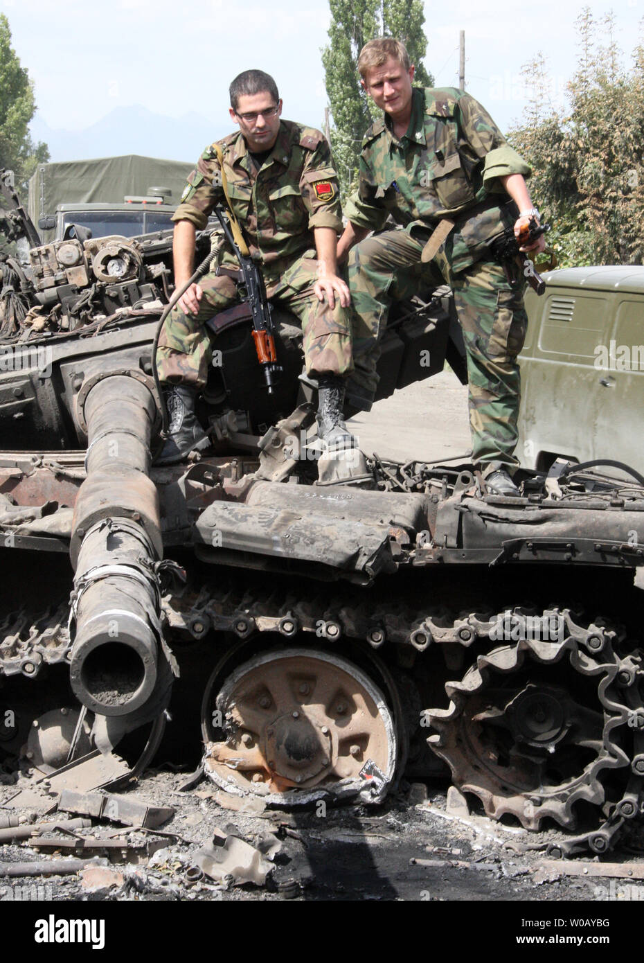 Russian tank 2008 hi-res stock photography and images - Alamy