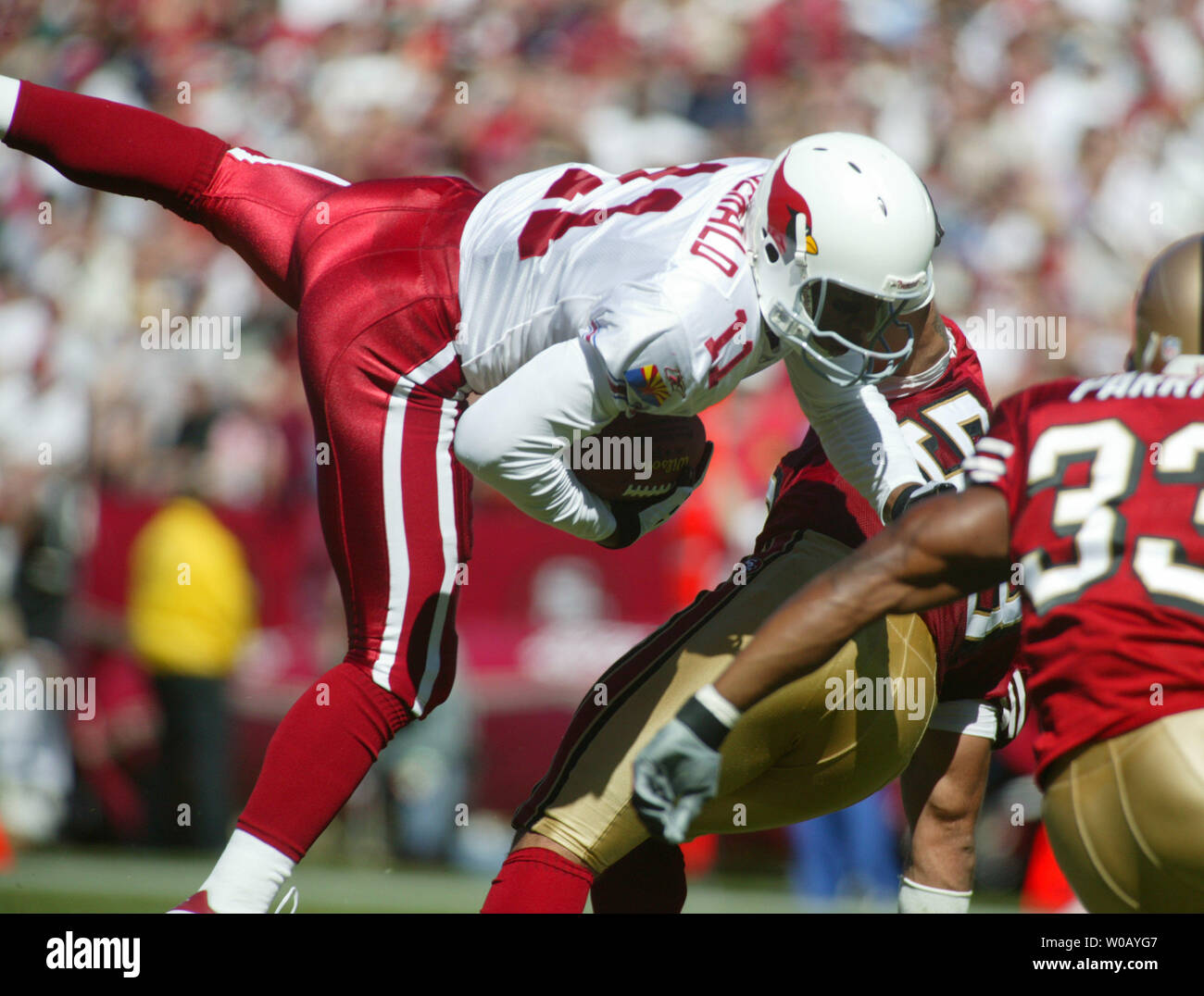 Larry fitzgerald october 10 2004 hi-res stock photography and images ...