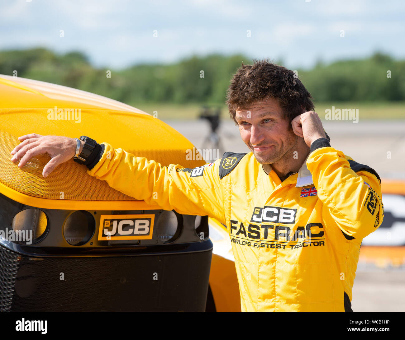 Guy Martin. JCB Agri-machinery manufactures making a new British speed ...