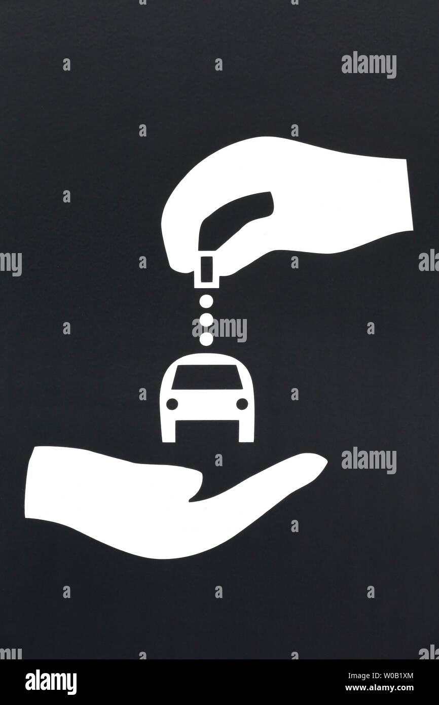 Carsharing rental service logo hi-res stock photography and images - Alamy