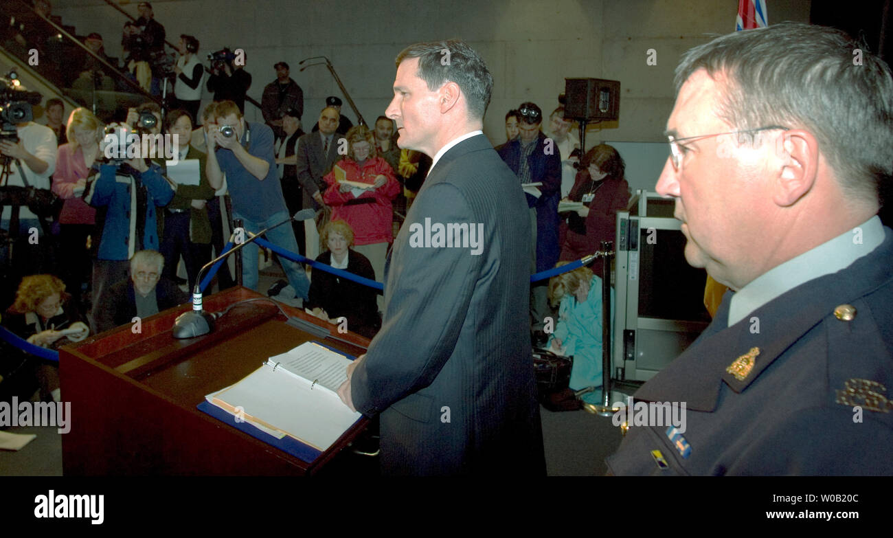Crown prosecutor, Geoffrey Gaul answers media questions as RCMP Sgt ...