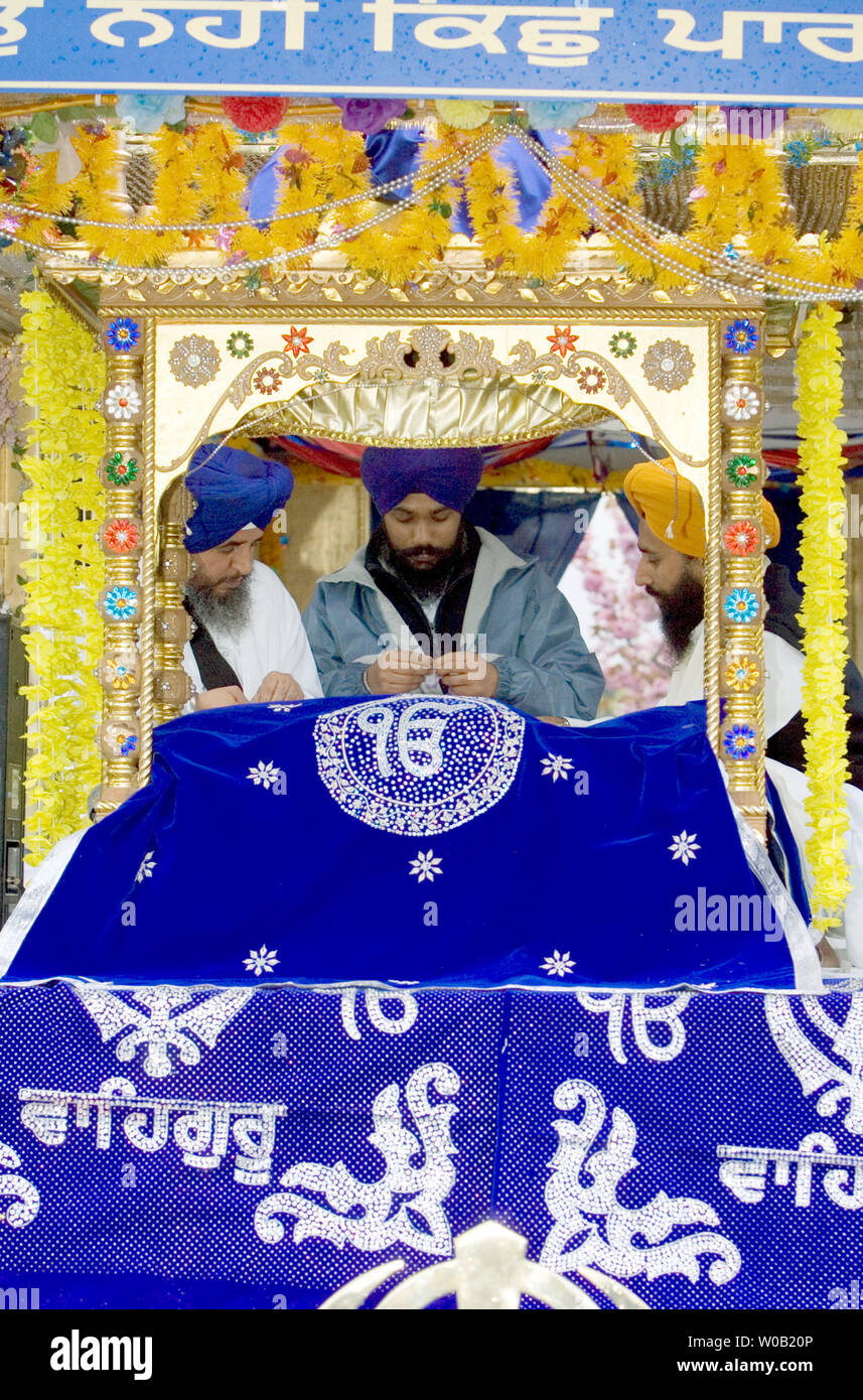 The temple float leads tens of thousands of Sikhs joining the Vaisakhi ...