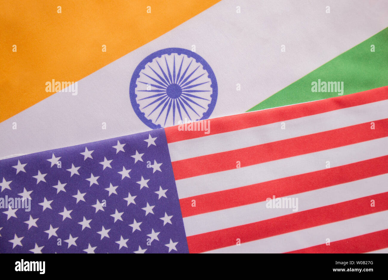 Concept of Bilateral relationship between two countries showing with ...