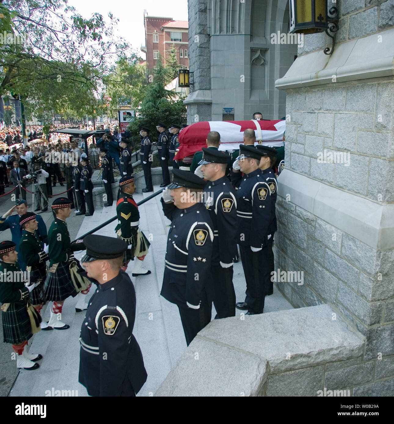 After lying in state in Ottawa and the local Seaforth Armoury the ...