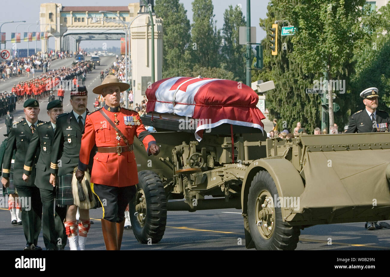 After lying in state in Ottawa and the local Seaforth Armoury the ...