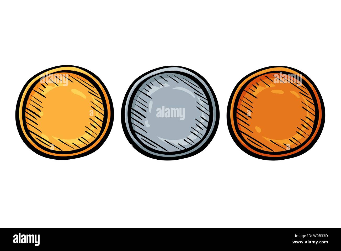 Silver medal 2 Cut Out Stock Images & Pictures - Alamy