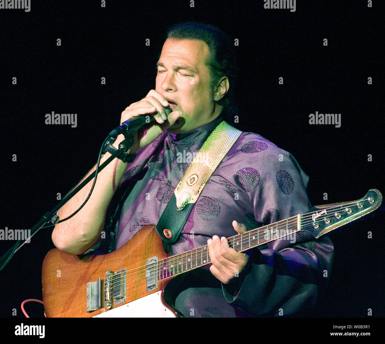 Actor Steven Seagal and Thunderbox perform at Richmond's River Rock ...
