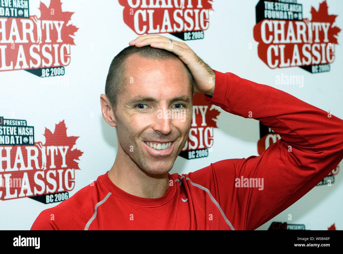 Two time NBA MVP Victoria's Steve Nash, sporting a new crew cut ...