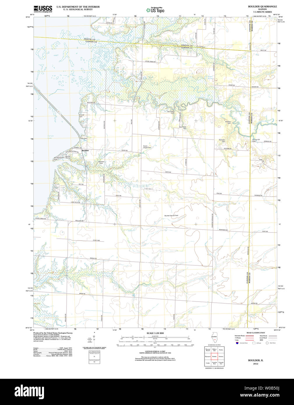 Boulder map Cut Out Stock Images & Pictures - Alamy