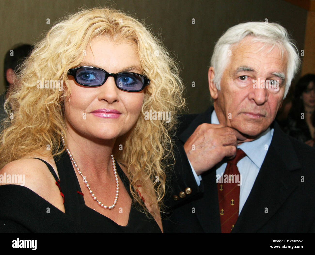 Actor Donnelly Rhodes with fiance Sarah Nickull arrive for the Gemini ...