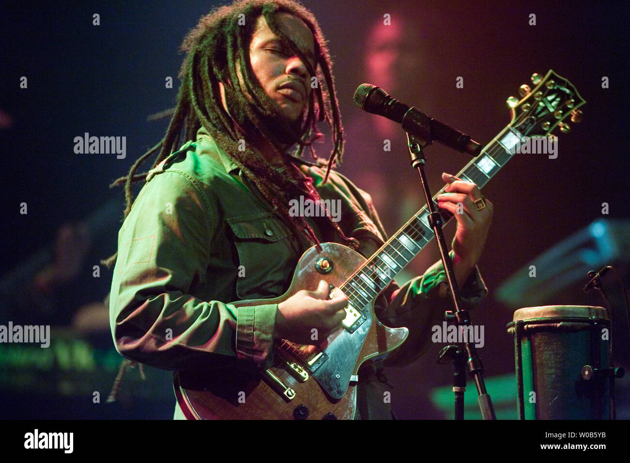 Stephen Marley performs during a sold out concert at the Commodore ...