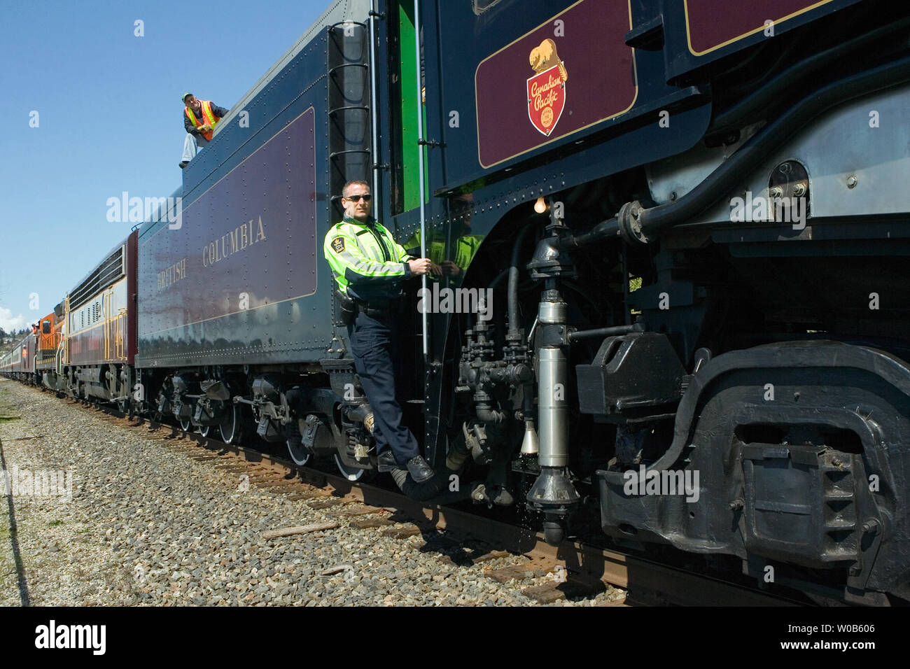 Railway police ride shotgun on refurbished Royal Hudson steam ...