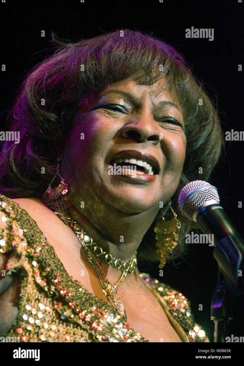Martha Reeves performs in concert with the Vandellas at the Boulevard ...