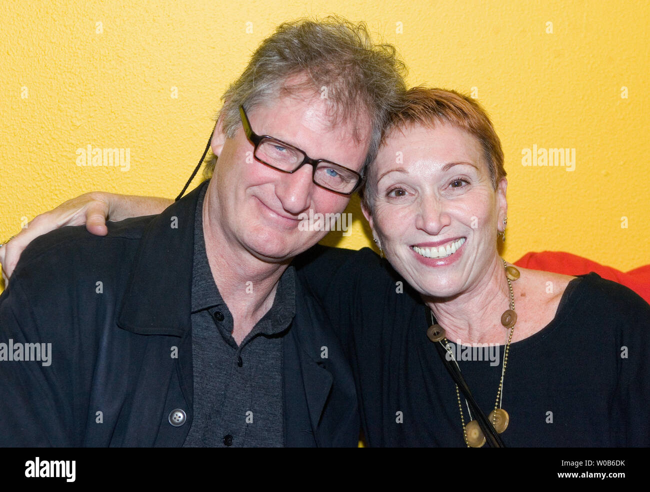 Actress Babz Chula sits with her husband Larry Lynn at the Desi on ...