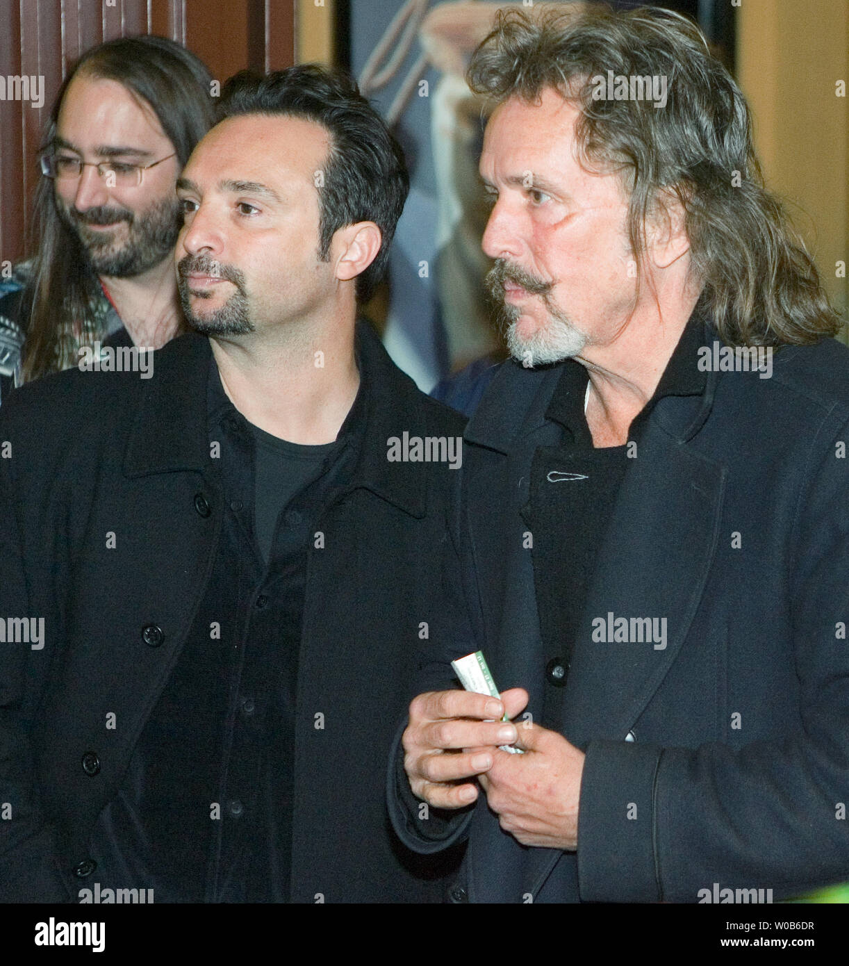 Producer/Director/Writer/Actor Chris Haddock (R) with actor John ...