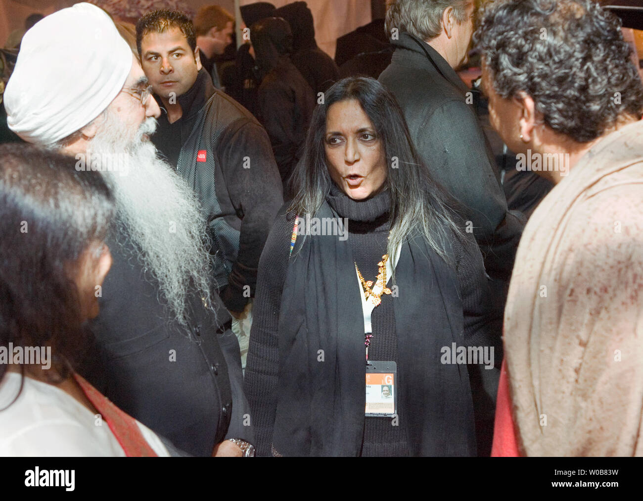 Writer/director Deepa Mehta arrives at the Empire Granville 7 Theater ...