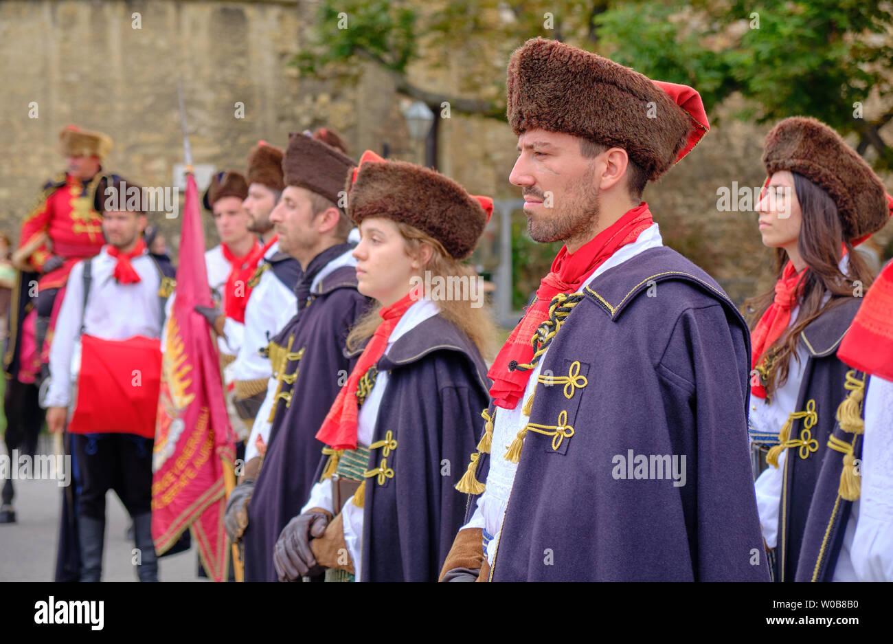 Changing of the cravat regiment hi-res stock photography and images - Alamy