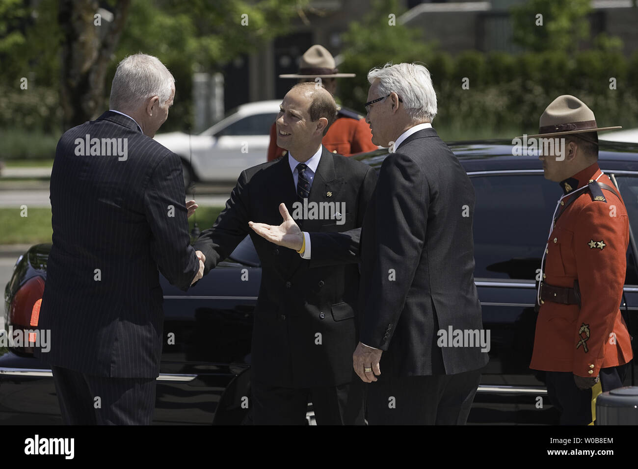 Taking a break from other duties Prince Edward, Earl of Wessex is ...
