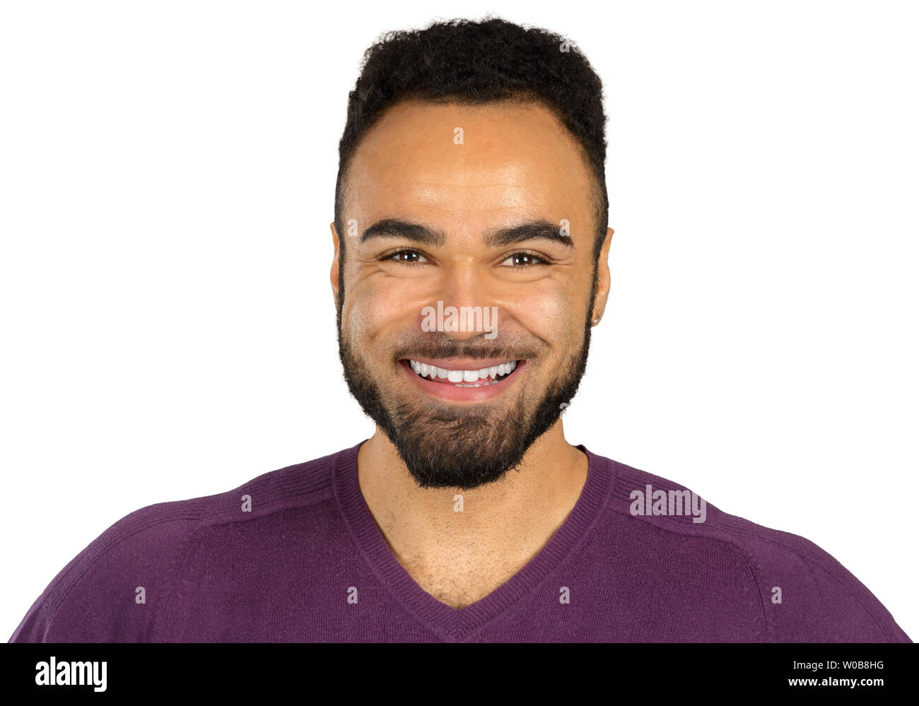 Happy black man Stock Photo - Alamy