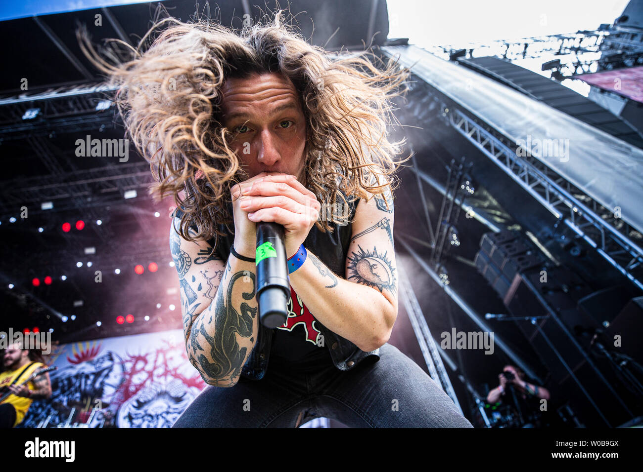 Copenhagen, Denmark - June 21st, 2019. The Danish death metal band ...