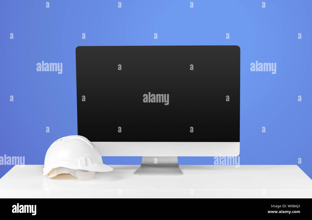 architect working desktop Stock Photo - Alamy