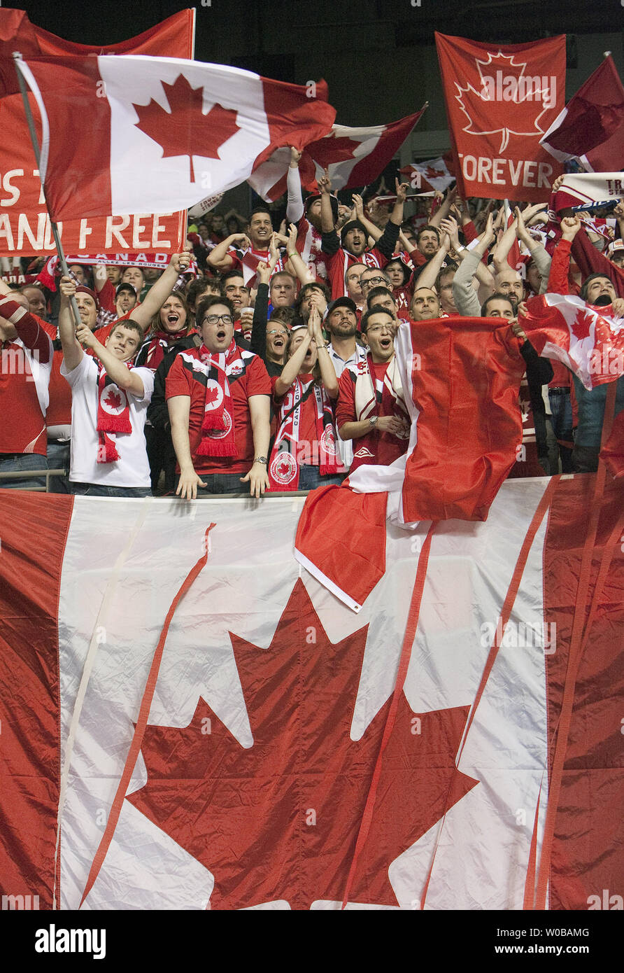 Canadian olympic fans hi-res stock photography and images - Alamy