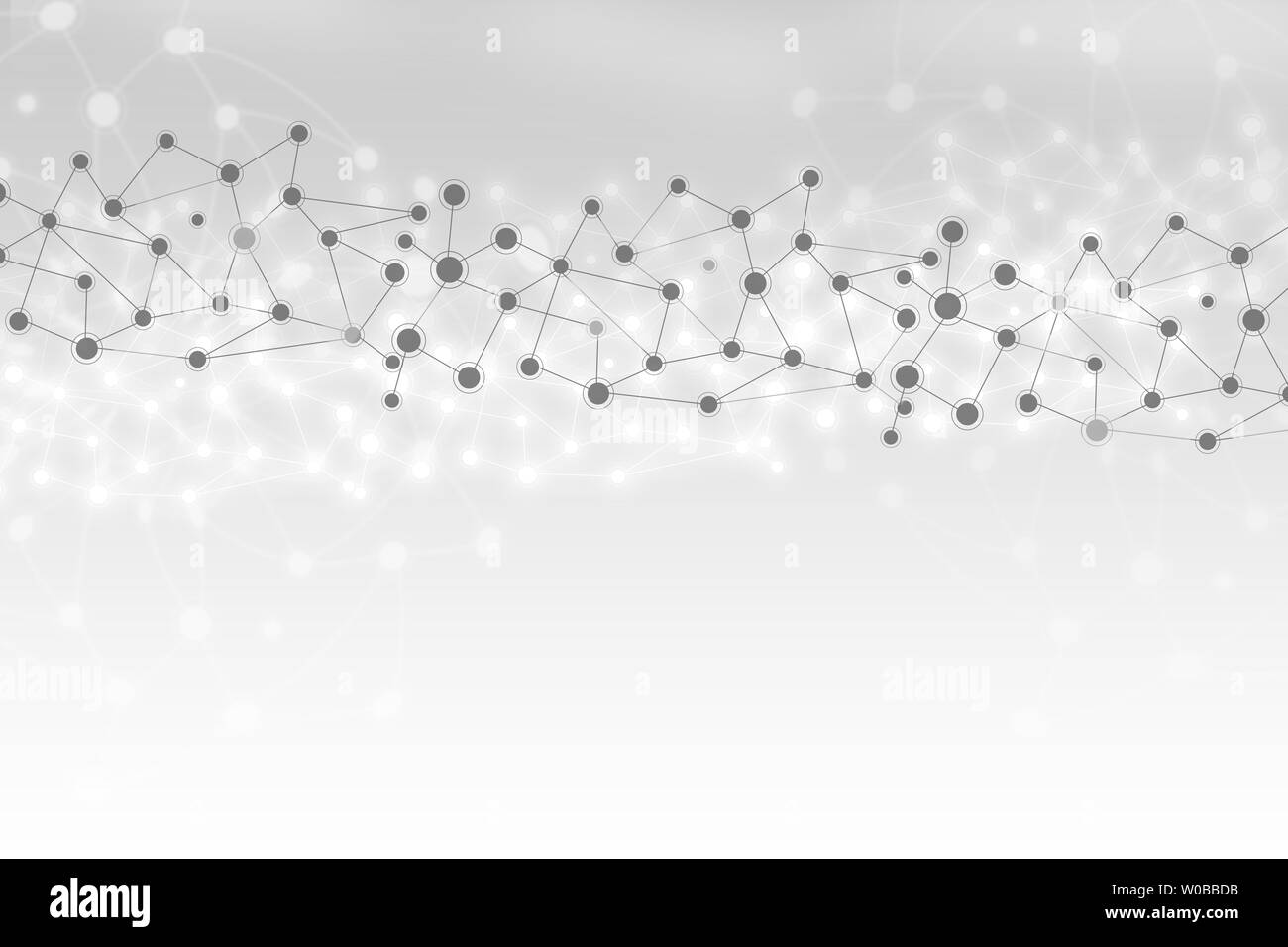 Abstract technology geometric polygonal lines background illustration ...