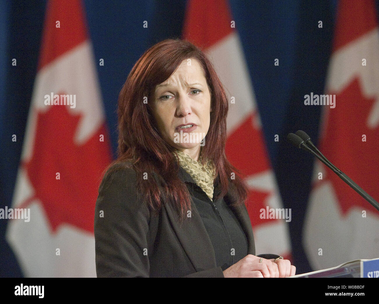 Stacy Galt the cousin and spokesperson for Darcie Clarke speaks after ...