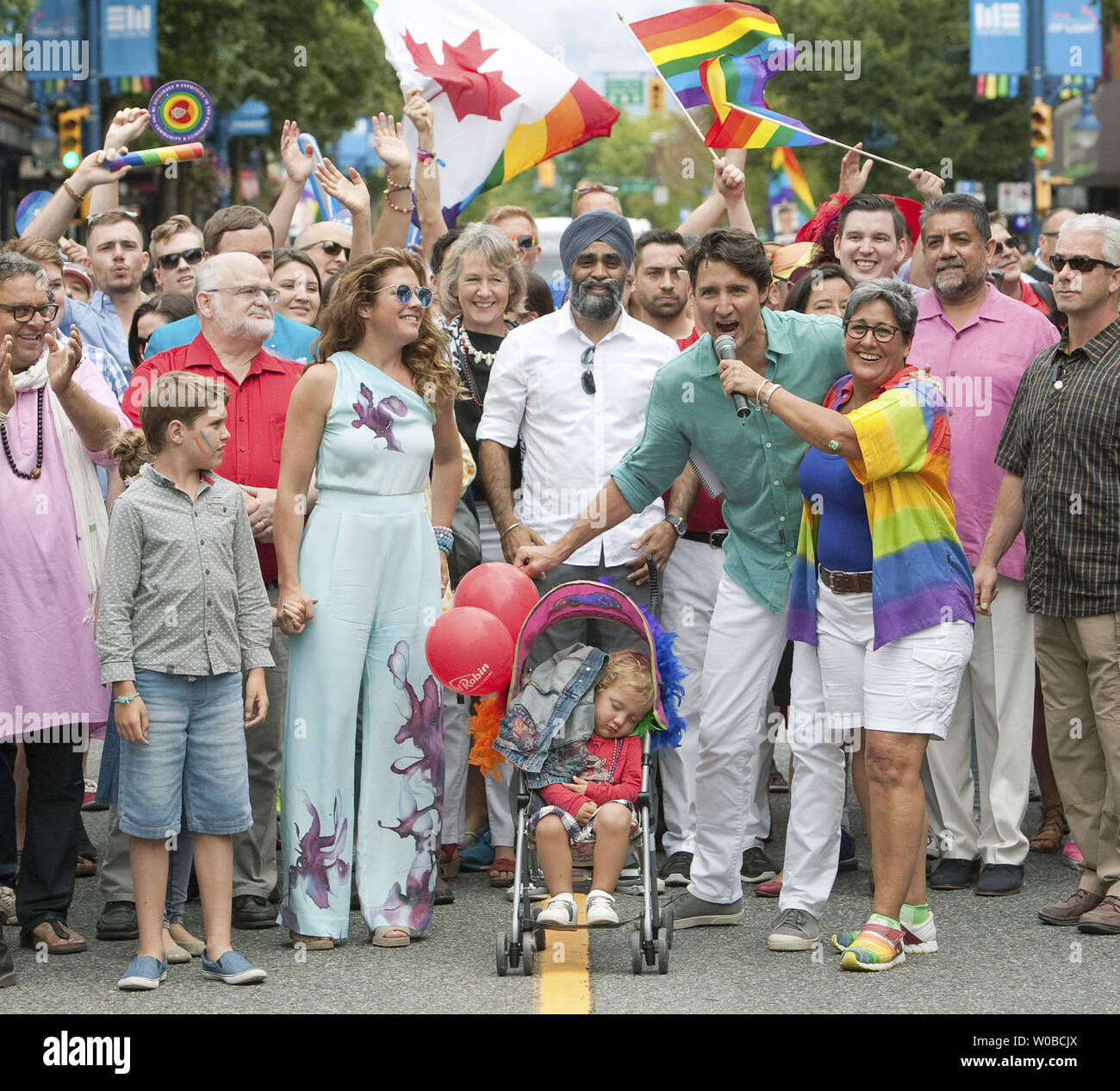 Canadian Prime Minister Justin Trudeau, wife Sophie Gregoire and ...