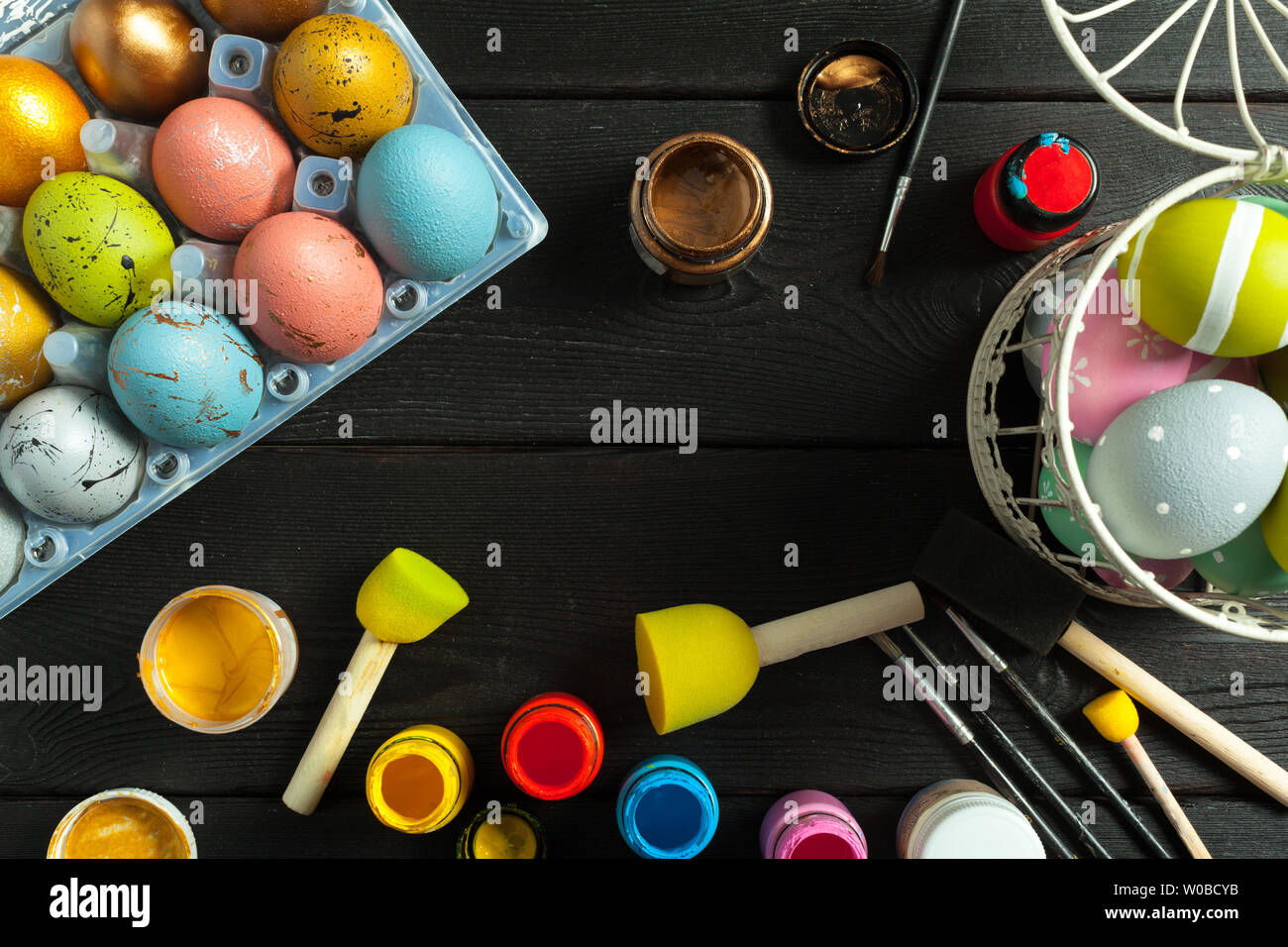 preparing for Easter Stock Photo - Alamy