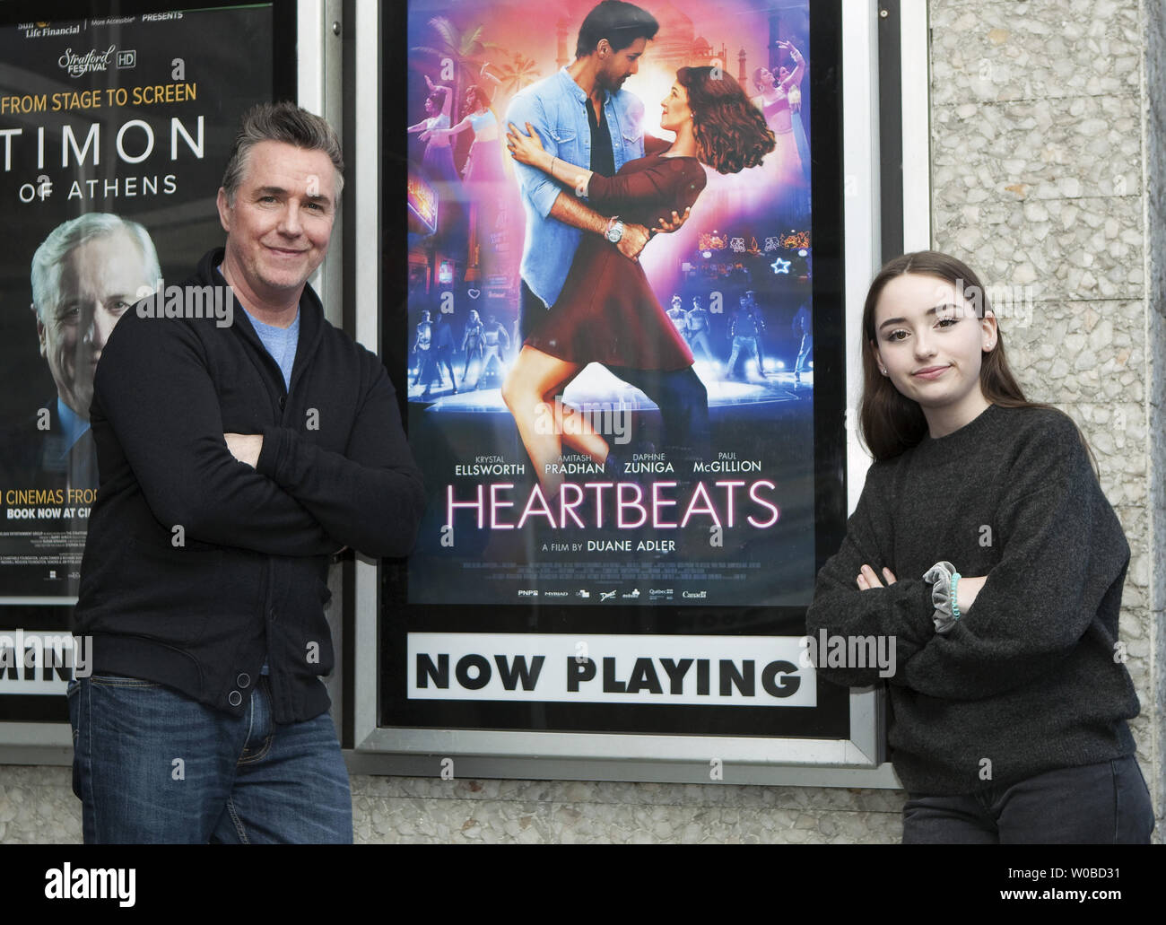 Actors Paul McGillion (L) and Maeve O'Brien arrive for the Vancouver ...