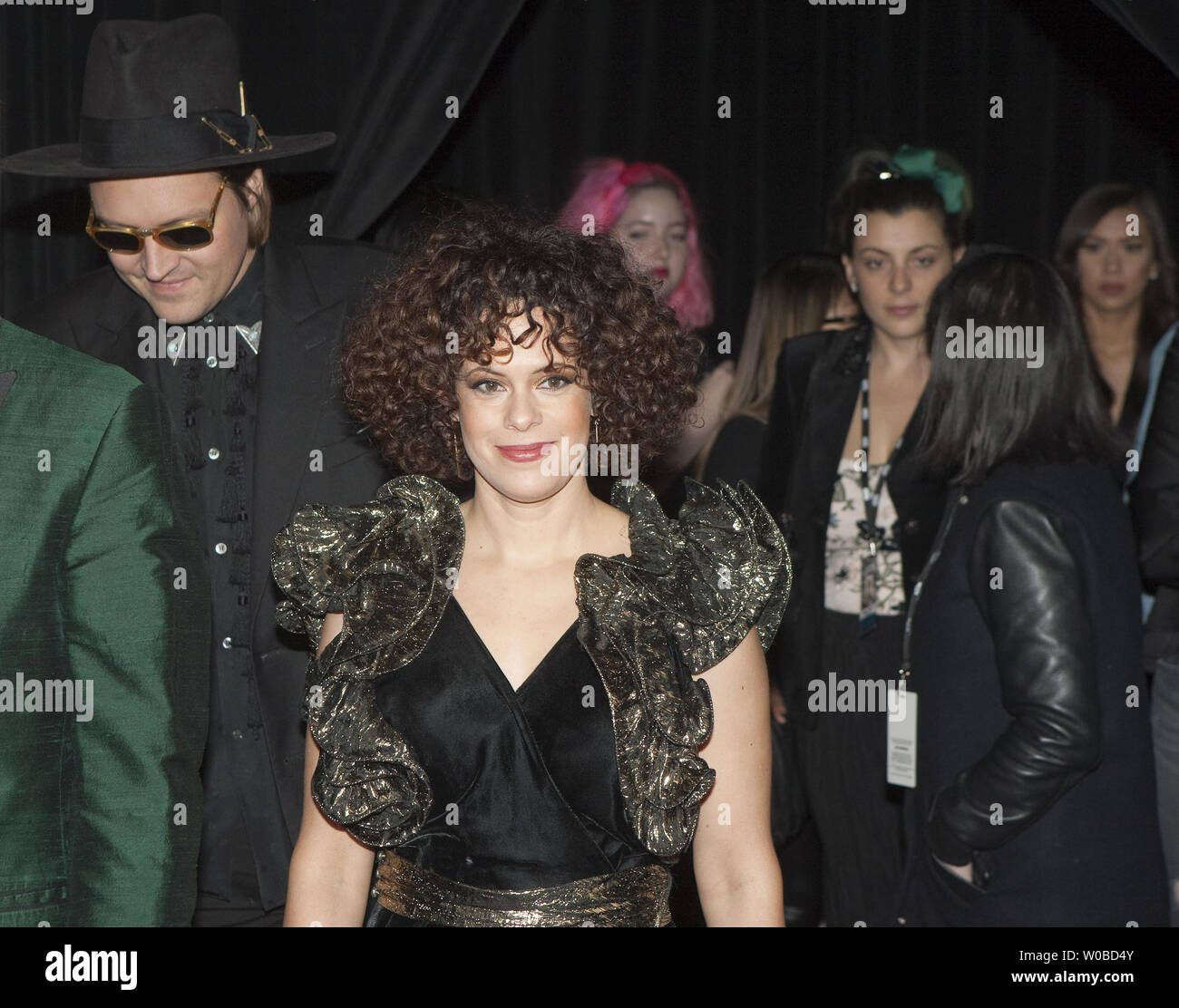 Win Butler and his wife R gine Chassagne of Arcade Fire arrive on the ...