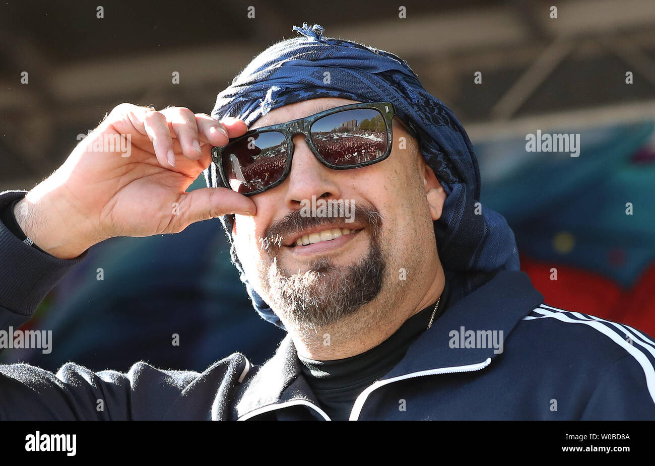 Louis "B-Real" Freese, of the Latino-American hip hop band Cypress Hill ...