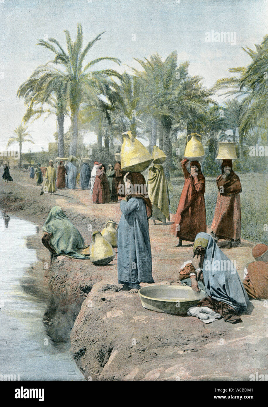 Egyptian washing egypt hi-res stock photography and images - Alamy