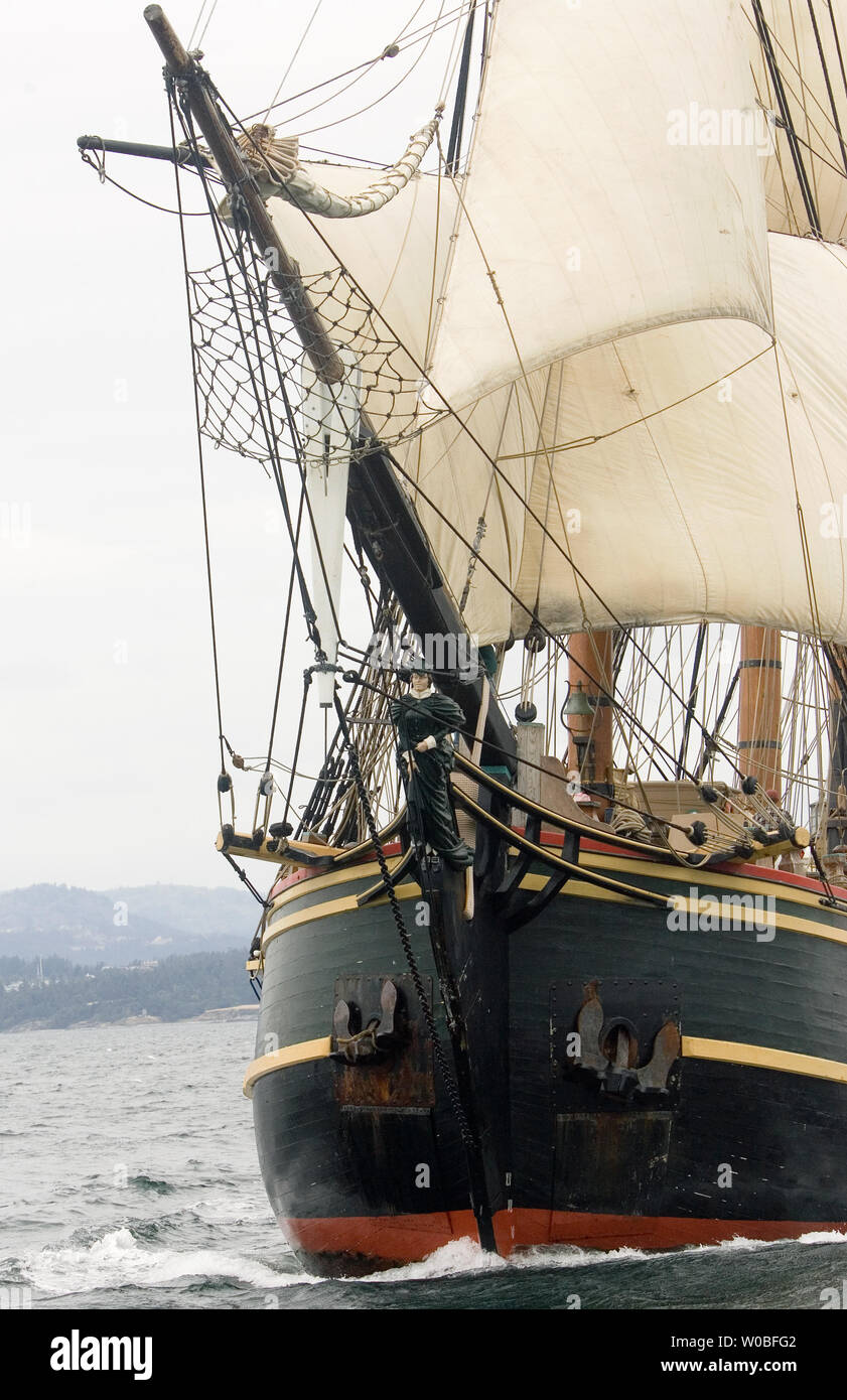 The180-foot full-rigged ship The Bounty built during 1960 for MGM's ...