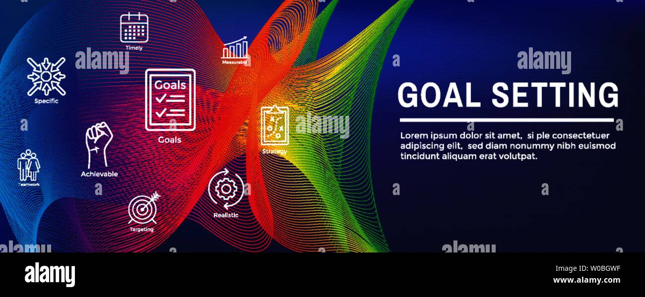 Setting goals Stock Vector Images - Alamy