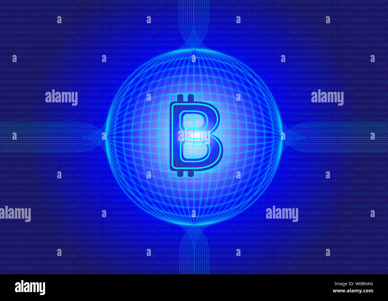 Digital financial currency concept map Stock Photo - Alamy