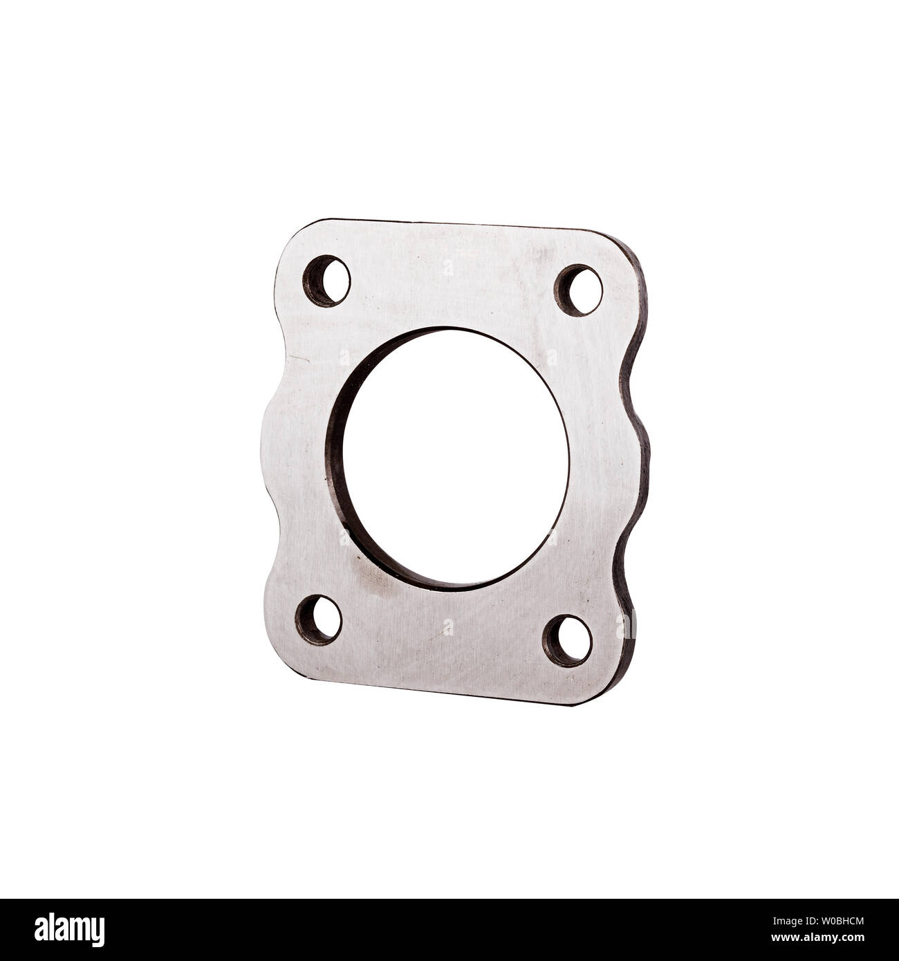 Metal component on white background Stock Photo - Alamy