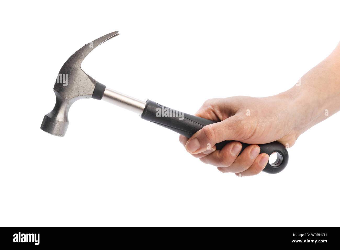 hammer isolated on a white background Stock Photo - Alamy