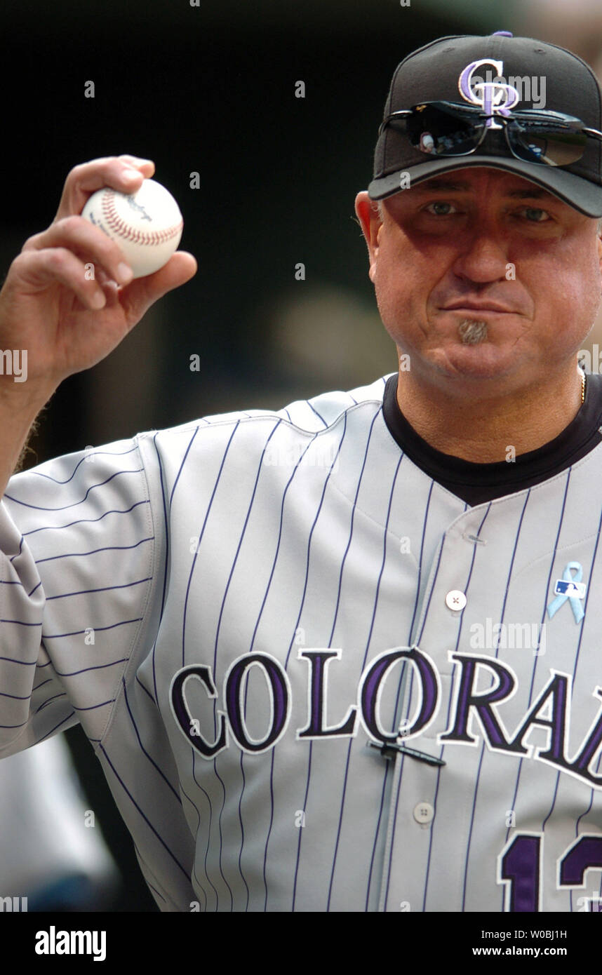 Colorado rockies manager clint hurdle hi-res stock photography and ...