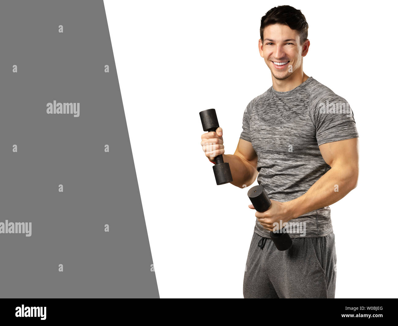 strong personal trainer Stock Photo - Alamy
