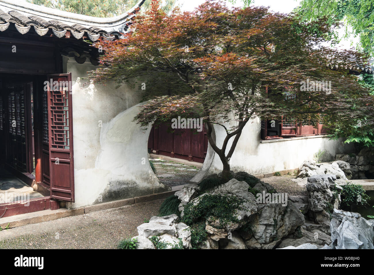 Internal Design of Suzhou Landscape Stock Photo - Alamy