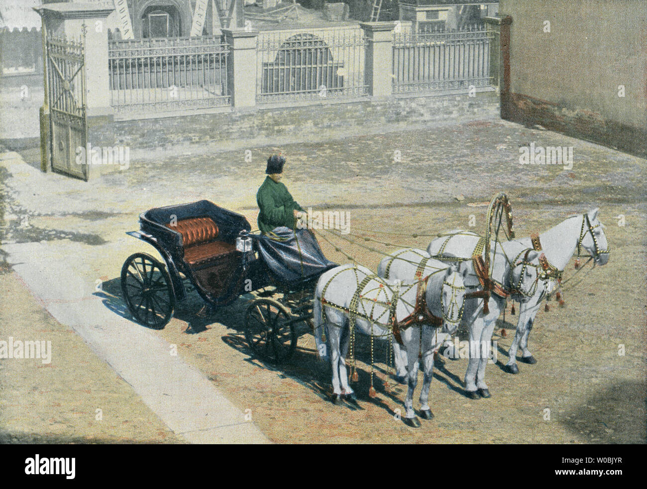 Coachman with horses hi-res stock photography and images - Alamy