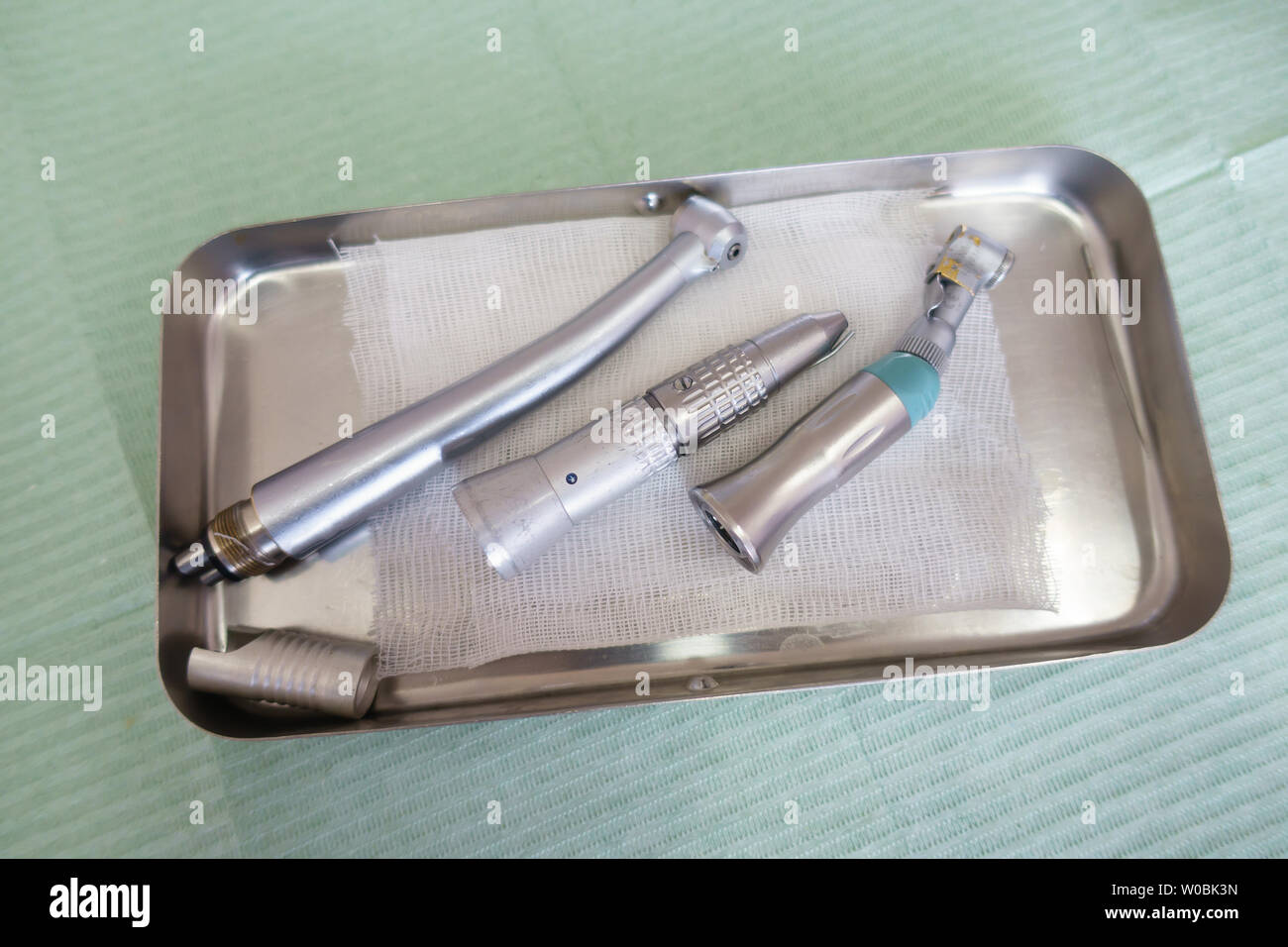 clean dental instruments in the office prepared for work Stock Photo ...