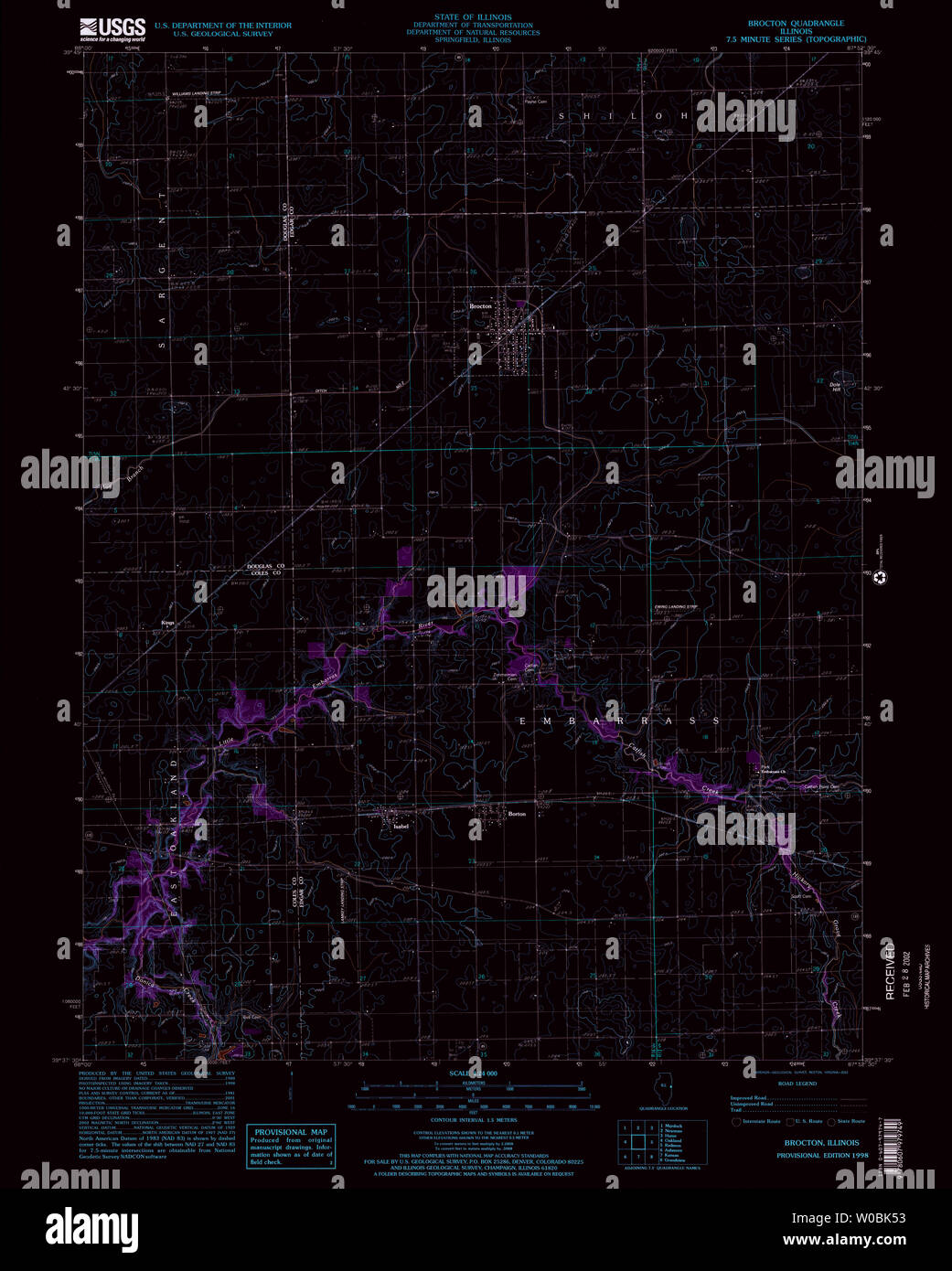 Brocton map hi-res stock photography and images - Alamy