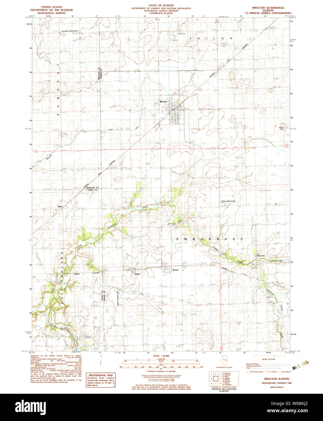 Map of brocton hi-res stock photography and images - Alamy
